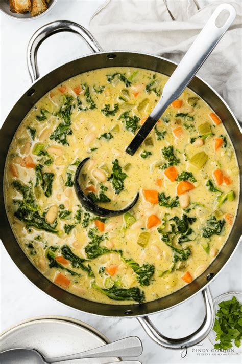 White Bean And Kale Soup Vegetarian Mamma