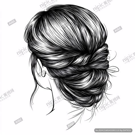 Ai创作图线描头发 人物头发素描 头发线描 手绘发型 头发手绘 手绘美女背影 发饰线稿图 手绘女性侧脸 盘发头像 女孩背面手绘 女孩背影手绘 手绘麻花辫 手绘头像半身 盘发图片 手绘长发女孩