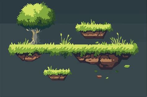 Grass Sprite Vectors And Illustrations For Free Download Freepik