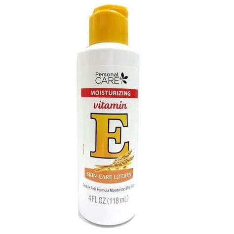 Personal Care Moisturizing Vitamin E Skin Care Lotion 4 Fl Oz