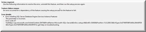 Error 87 When Installing Sql Server Failover Cluster Instance