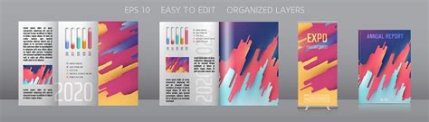 용지 잘라내기 트렌드 색상입니다 찢어진 표면 아쿠아 멘테 불타는 오렌지 레드 팬텀 블루 인디고 칼라 연례 보고서 포스터 또는 전단지 소책자 템플릿입니다 추상 배경입니다 벡터