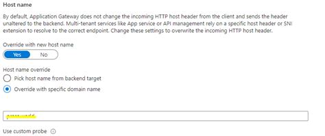 Application Gateway End To End Tls With Multiple Host Names Microsoft Qanda