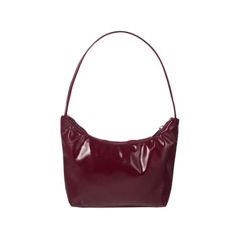 이미스 에나멜 호보백 버건디 Emis Kream