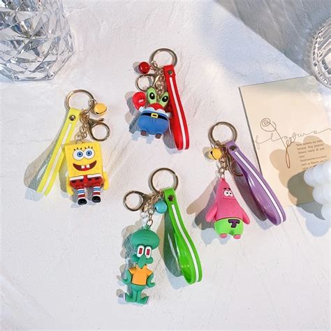 Kawaii Spongebobed Patrick Star Squidward Tentacles Cartoon Cute Pvc