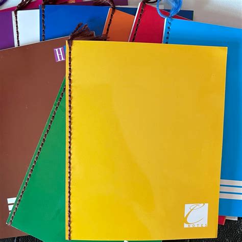 university big notebook yarn 80 leaves color coding notebook sold per