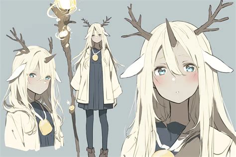 エルフキャラクター・軽装の旅魔導士｜イラスト・フリー素材なら「シンテリ」