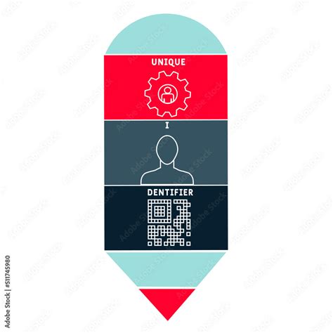 Uid Unique Identifier Acronym Business Concept Background Vector