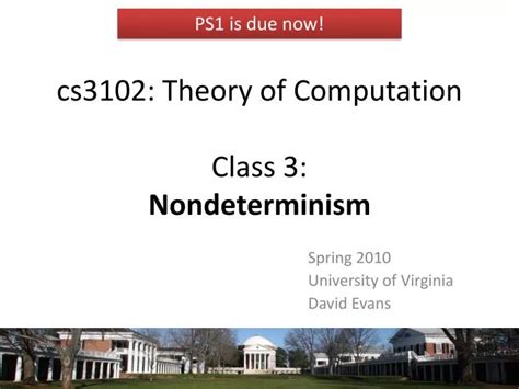 Ppt Cs3102 Theory Of Computation Class 3 Nondeterminism Powerpoint Presentation Id4427154