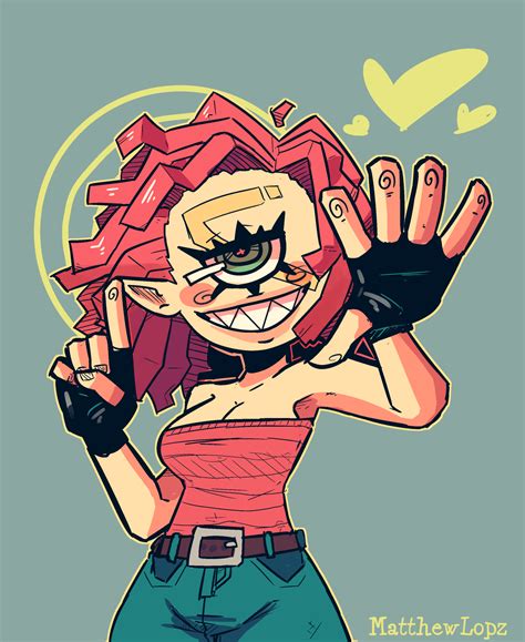 Ennuikals Cyclops Girl By Matthewlopz On Newgrounds