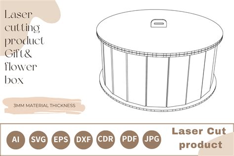 Svg Christmas Gift And Flower Box Creative Fabrica