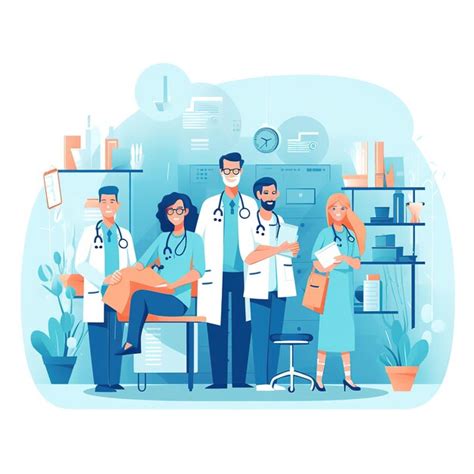Premium Photo Cartoon Of A Diverse Group Of Healthcare Professionals