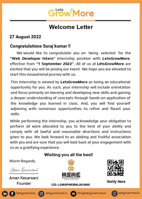 Suraj Kumar On Linkedin Internship Webdevelopment 22 Comments