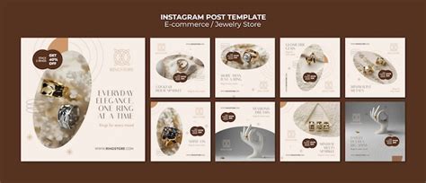 Free Psd Flat Design E Commerce Instagram Posts
