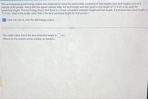 Solved The Minitab Output Shown Below Was Obtained By Using