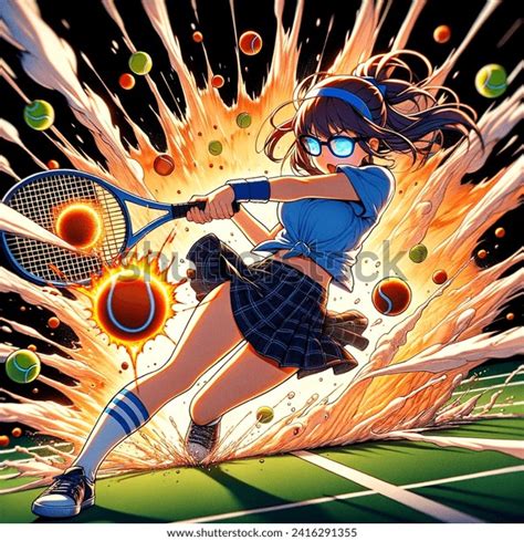 Anime Artistic Image Nerd Girl Playing Ai Generated Image 2416291355 Shutterstock