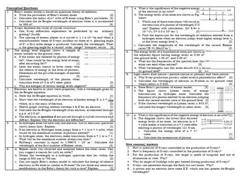 Quantization Of Energy Pdf Electron Emission Spectrum