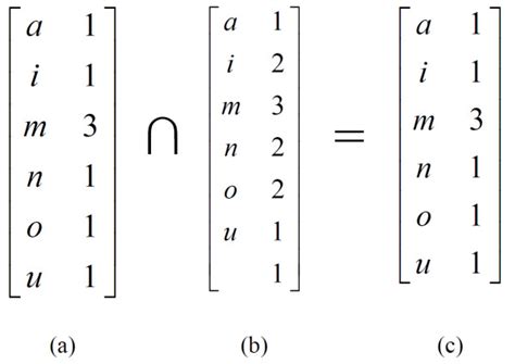 Example Of Histogram Intersection The Expression Hists1i ∩