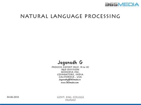 Natural Language Processing Ppt