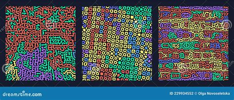 Turing Pattern Reaction Diffusion Model Chemical Bases Of Morphogenesis Stock Vector