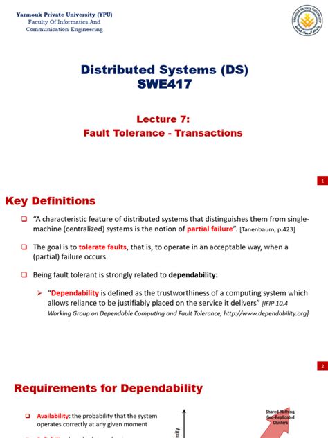 12 Fault Tolerance Transactions Pdf Acid Database Transaction