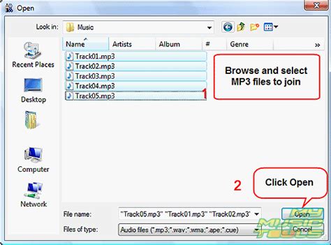 How To Join MP3 Files MP3 Joiner Combine WAV
