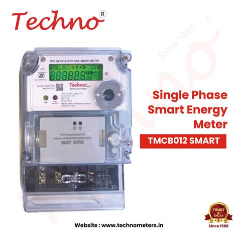 Techno Single Phase Whole Current Smart Meter At 4956 00 Inr In