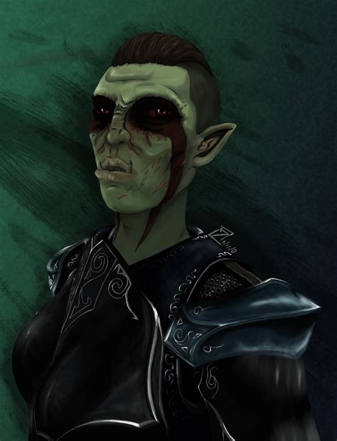 The Orc Dragonborn By 7nino On Deviantart