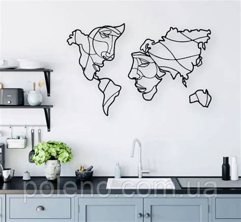 Декоративное Панно Карта Мира с Лицами — Купить Недорого на Bigl Ua 1453958059