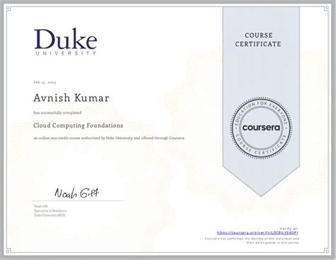 Excited To Share That I Have Completed The Cloud Computing Foundation… Avnish Kumar
