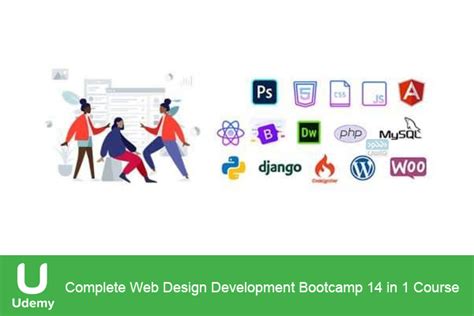 دانلود فیلم آموزشی Udemy Complete Web Design Development Bootcamp 14 In 1 Course دانلود فارسی