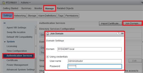 Vmware Añadir Esxi Al Dominio De Active Directory Sysadmit