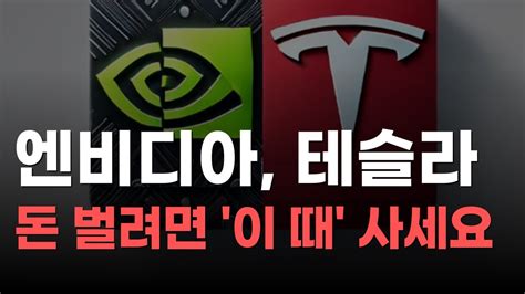 미국주식 엔비디아 테슬라 돈 벌려면 이 때 사세요 엔비디아 테슬라 아이온큐 브로드컴 애플 Youtube