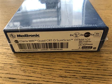 New Medtronic Dtma1q1 Claria Mri Quad Crt D Surescan Sd Disposables General For Sale