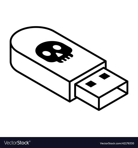 Usb Hack Royalty Free Vector Image Vectorstock Usb Hack Royalty Free Vector Image Vectorstock