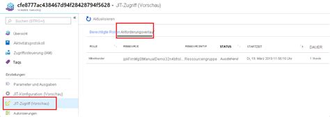 Anfordern Des Just In Time Zugriffs Azure Managed Applications Microsoft Learn