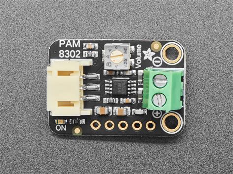 Adafruit Stemma Audio Amp Mono 25w Class D Pam8302 Adafruit