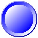 Blue Sticker Free Svg
