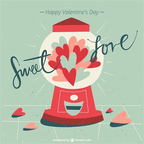 Free Vector Sweet Love Illustration