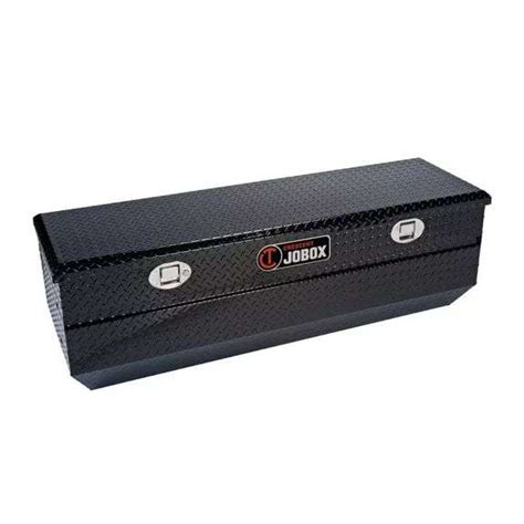 Jobox 61 In Black Diamond Plate Aluminum Full Size Top Mount Truck