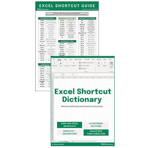 Shortcut Dictionary Bundle Excel Dictionary