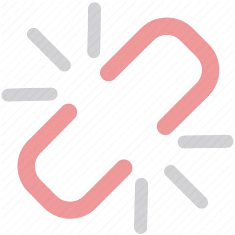 broken chain chain unlink icon download on iconfinder