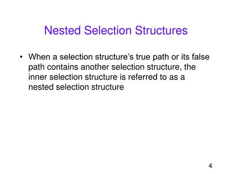 Ppt Chapter 5 More On The Selection Structure Powerpoint Presentation Id1789327
