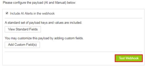 Setting Webhook Notifications