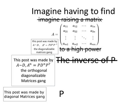 Cant Beat Diagonal Matrices Rmathmemes