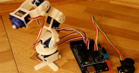 Micro Robot Arm 9g Micro Servo By Gerber Download Free Stl Model