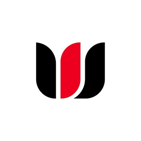 간단하고 깨한 글자 W 로고 디자인 템플릿 표지 기호 아이콘 프리미엄 벡터