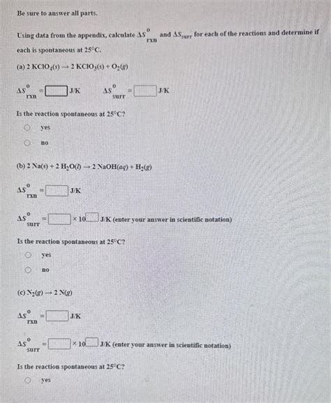 Solved Be Sure To Answer All Parts Using Data From The Chegg