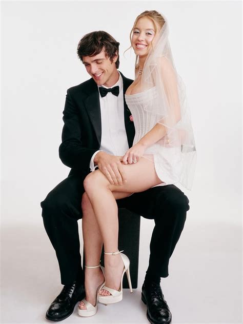 Sydney Sweeney Reinvents The Wedding Dress With A Corset And Micro Mini