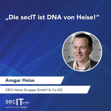 Secit By Heise Auf Linkedin Secit Interview Cybersecurity Itsecurity Datensicherheit Heise